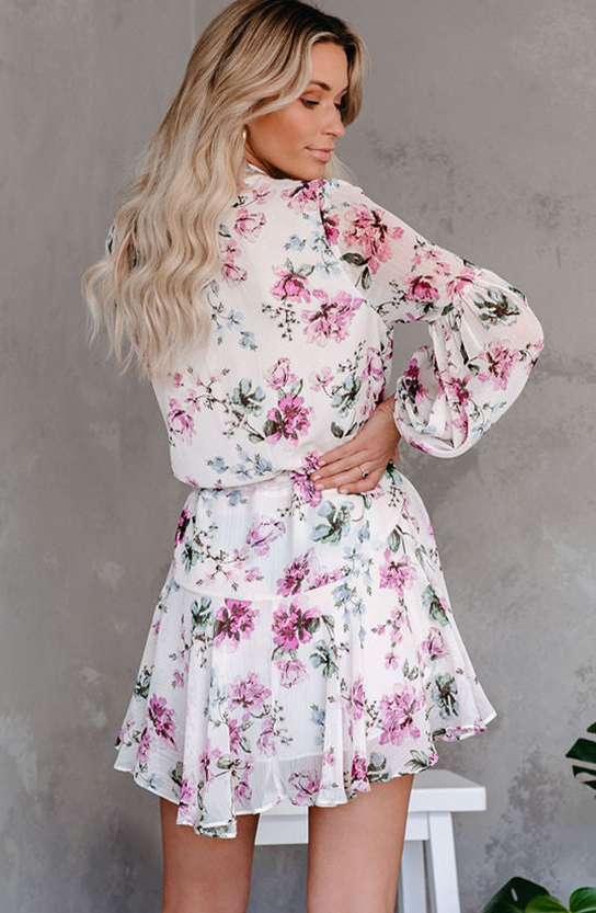 Beautiful Floral Flowy Sundress – My pink rose